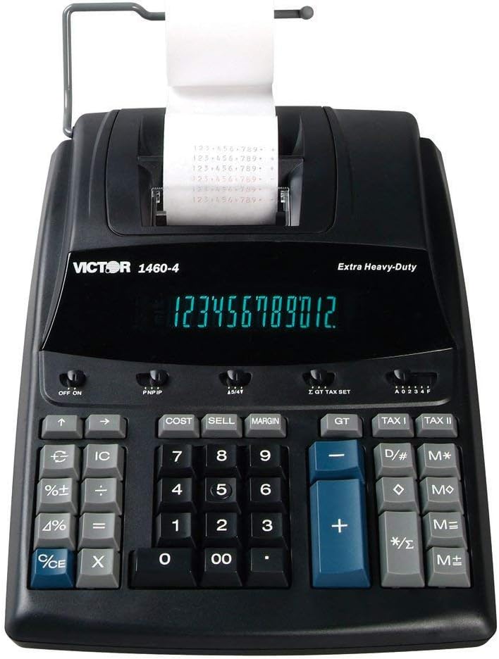Victor 1460-4 12 Digit Heavy Duty Calculator MPN 14604
