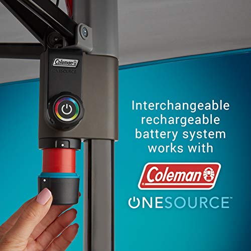 Coleman Rechargeable LED Lighted Canopy Tent 10x10ft Outdoor