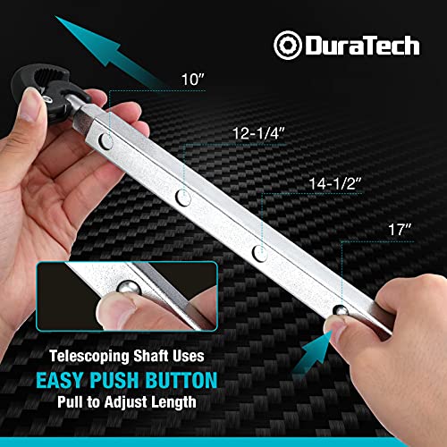 DURATECH Telescoping Drain Remover Tool for Basins & Tubs