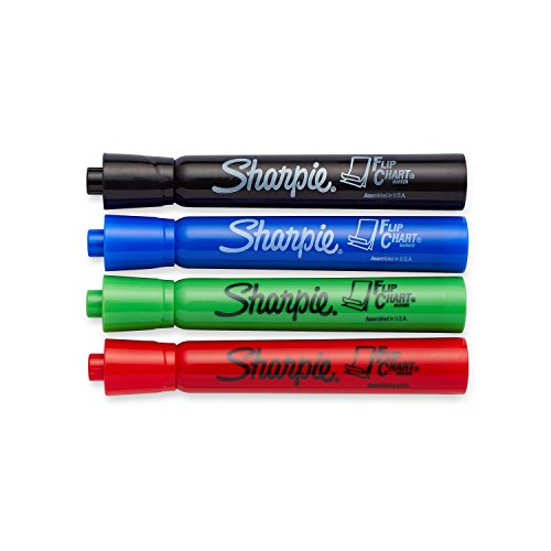 Sharpie Flip Chart Markers Assorted Colors Bullet Tip MPN:22474