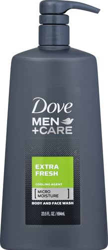 Dove Men+Care Body Wash Extra Fresh 23.5 oz Moisturizing Cleanser