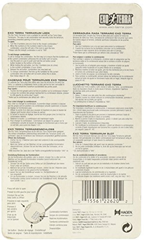 Exo Terra Lock for Terrarium Rolf C. Hagen PT2620 Secure Lock