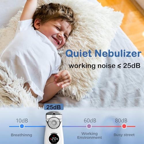 Mayluck Portable Nebulizer LED Interface Auto-Cleaning Device