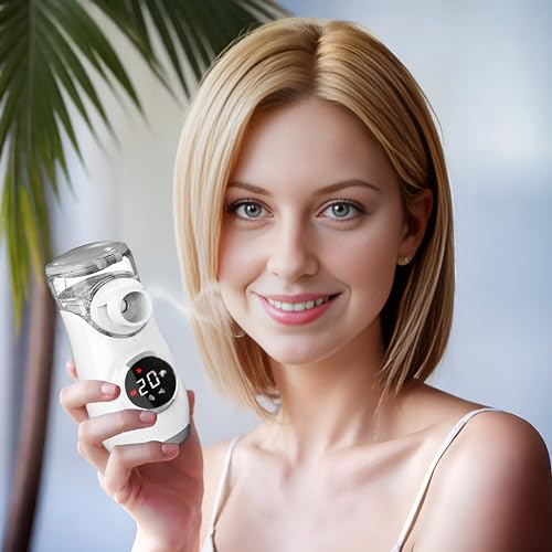 Mayluck Portable Nebulizer LED Interface Auto-Cleaning Device